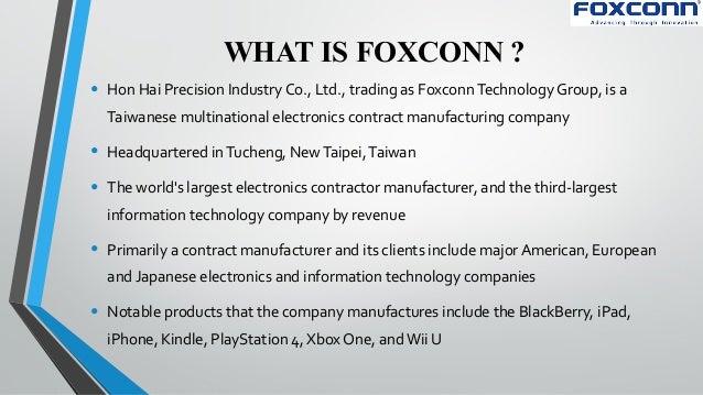 Foxconn and Manufacturing India Impact and Implications