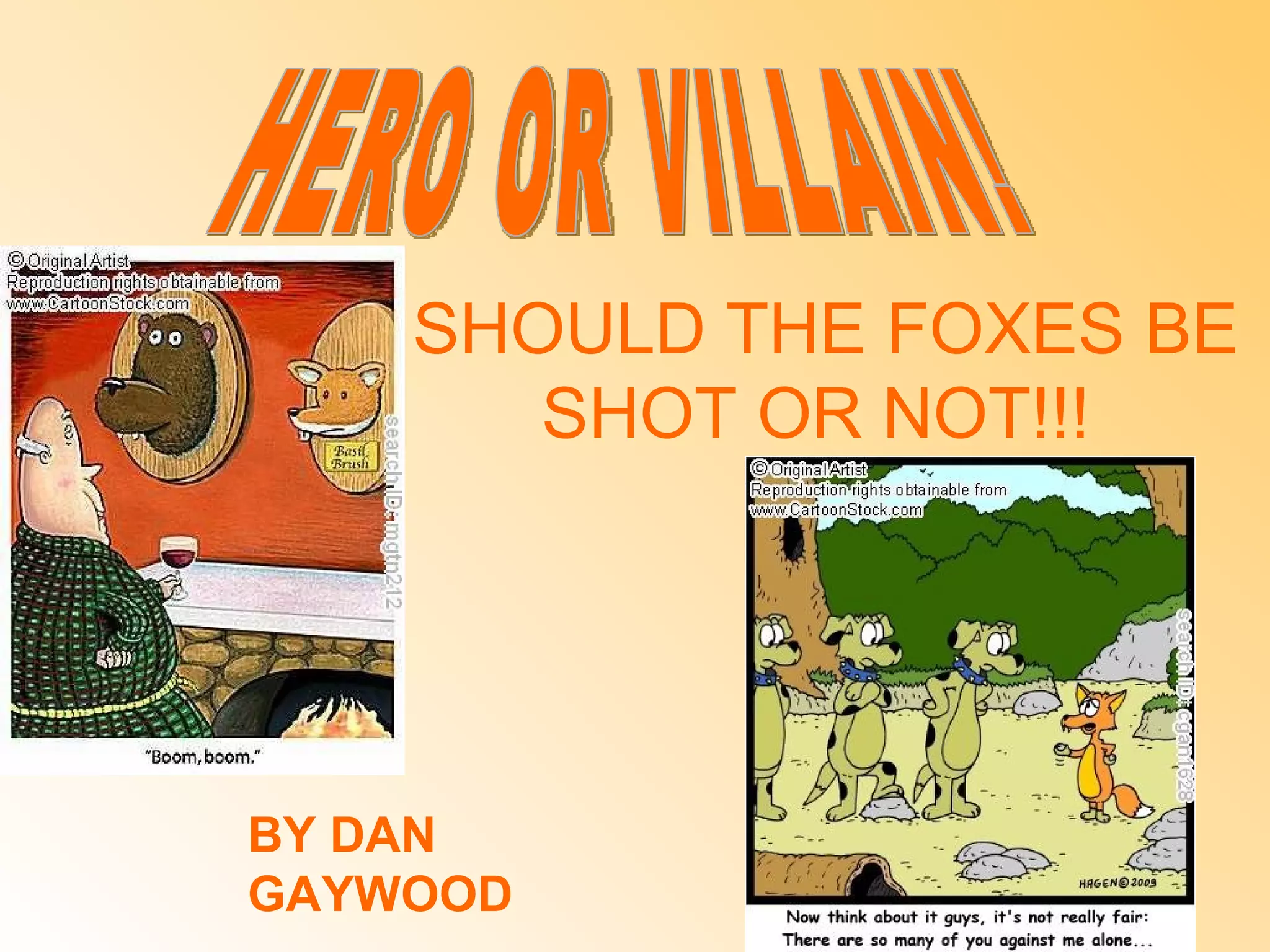 Fox Hunting Presentation! | PPT