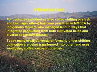 Swidden, Rubber and Carbon: Can REDD+ work for people and the ...