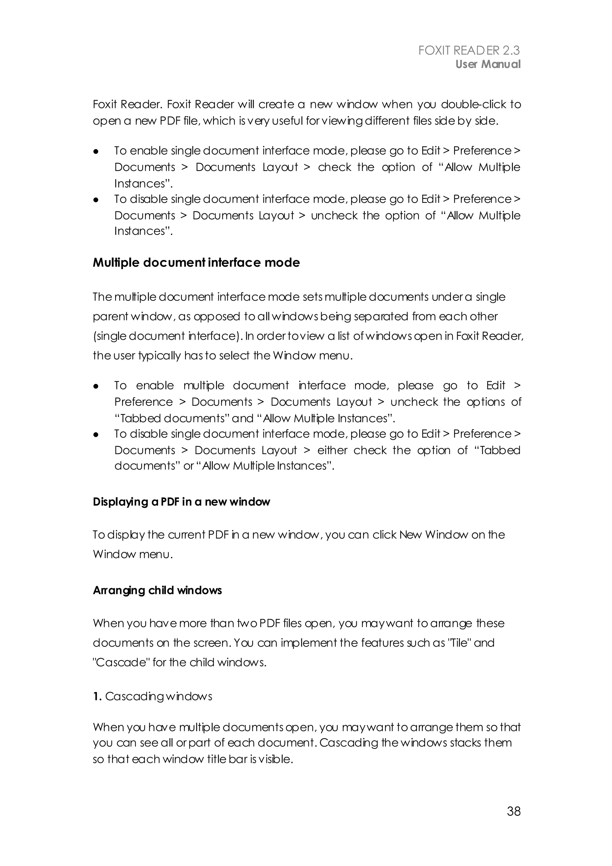 FoxitReader23_Manual | PDF