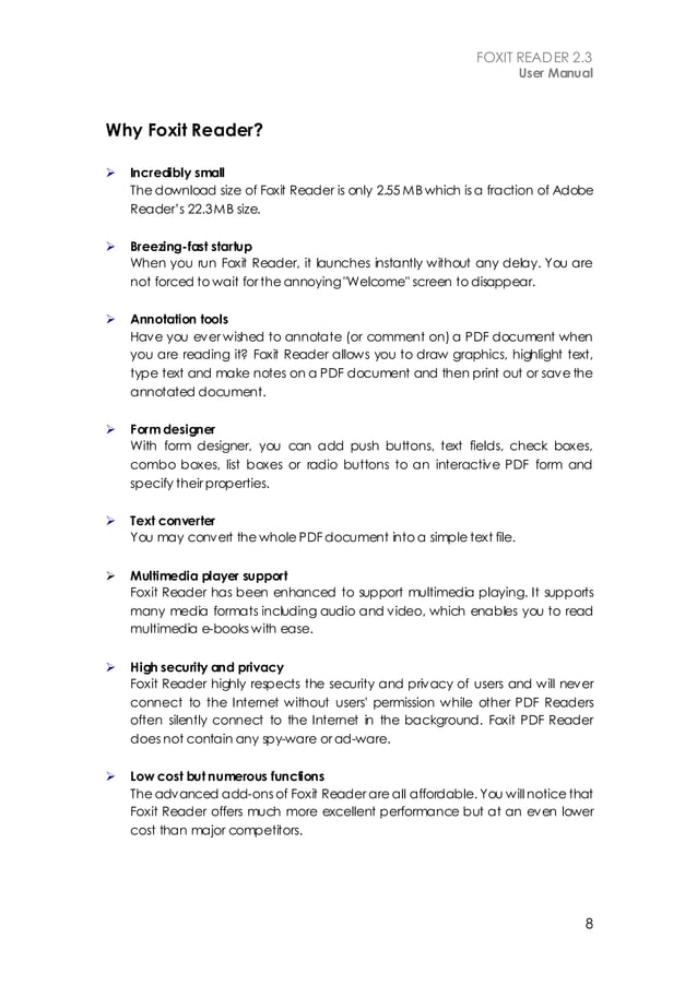 FoxitReader23_Manual | PDF