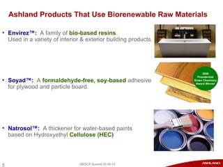 Renewable materials at Ashland | PPT