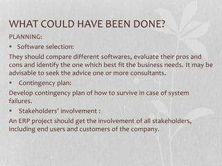 FoxMeyer - Case Study | PPTX