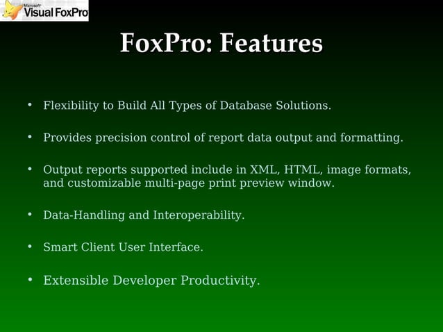 FoxPro Development | PPT