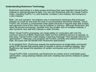 Fox Pro Boot Camp Session1 | PPT