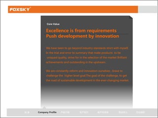 Foxsky-Shenzhen Fudeng Technology Co Ltd | PPTX | Manufacturing ...