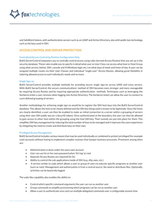 FoxT BoKS ServerControl Full Specifications Document | PDF