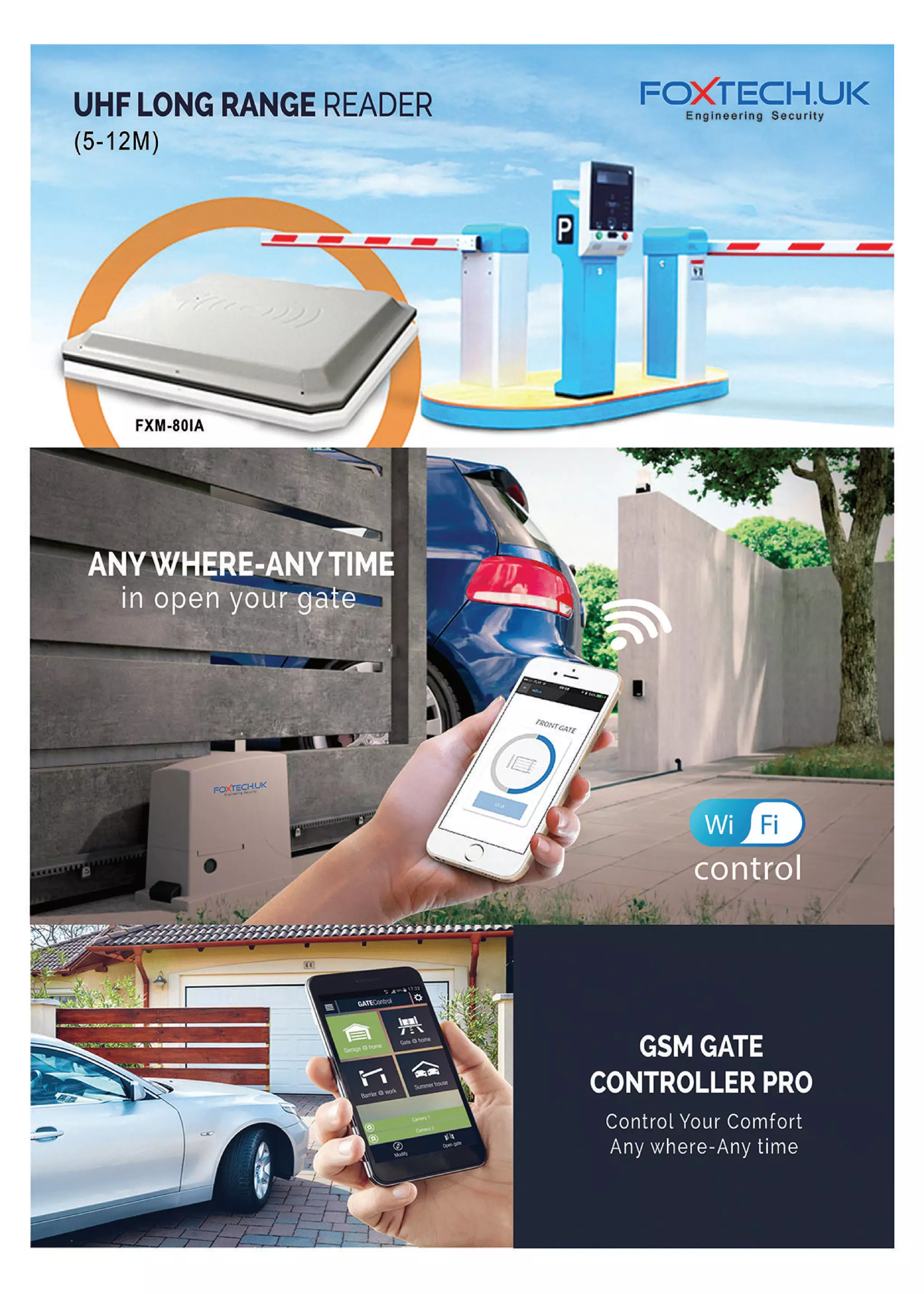 Foxtech Catalogue Foxtech.uk brochure data sheet _ Automatic gates | PDF