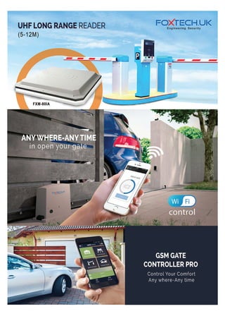Foxtech Catalogue Foxtech.uk brochure data sheet _ Automatic gates | PDF