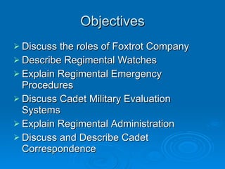 Foxtrot Company Directiv Ppt | PPT