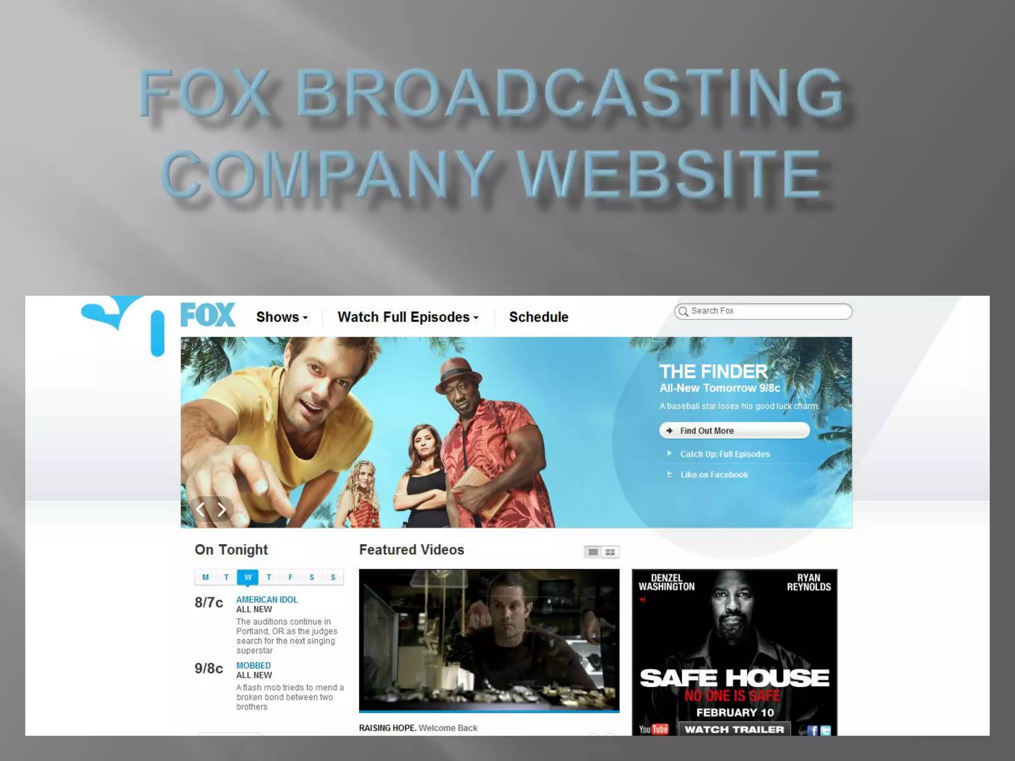 Fox website | PPTX