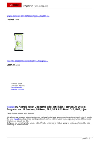 Foxwell i70-android-diagnostic-scanner-371 | PDF