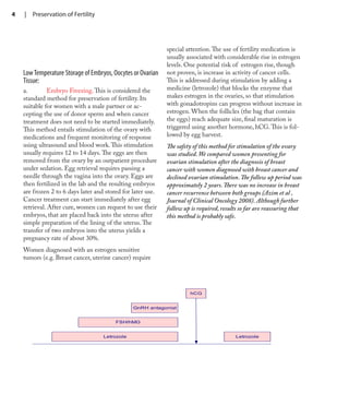 Fertility Preservation; an e-Guide | PDF