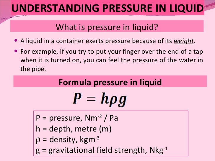 Force and Pressure