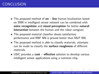 intelligent sensors and sensor networks | PPT
