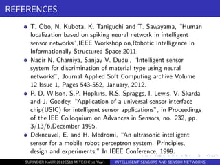 intelligent sensors and sensor networks | PPT