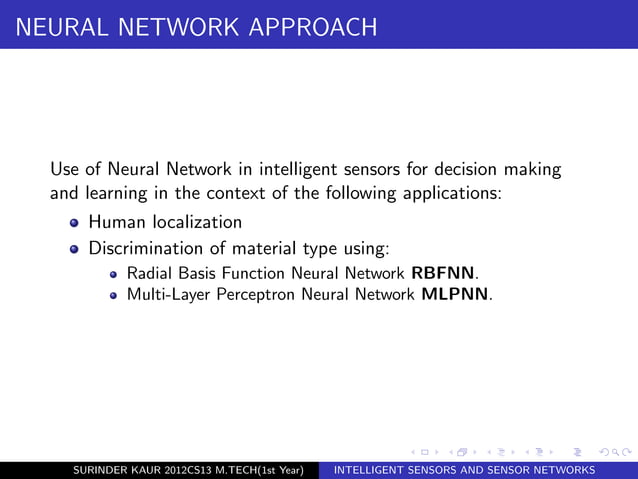 intelligent sensors and sensor networks | PPT | Free Download