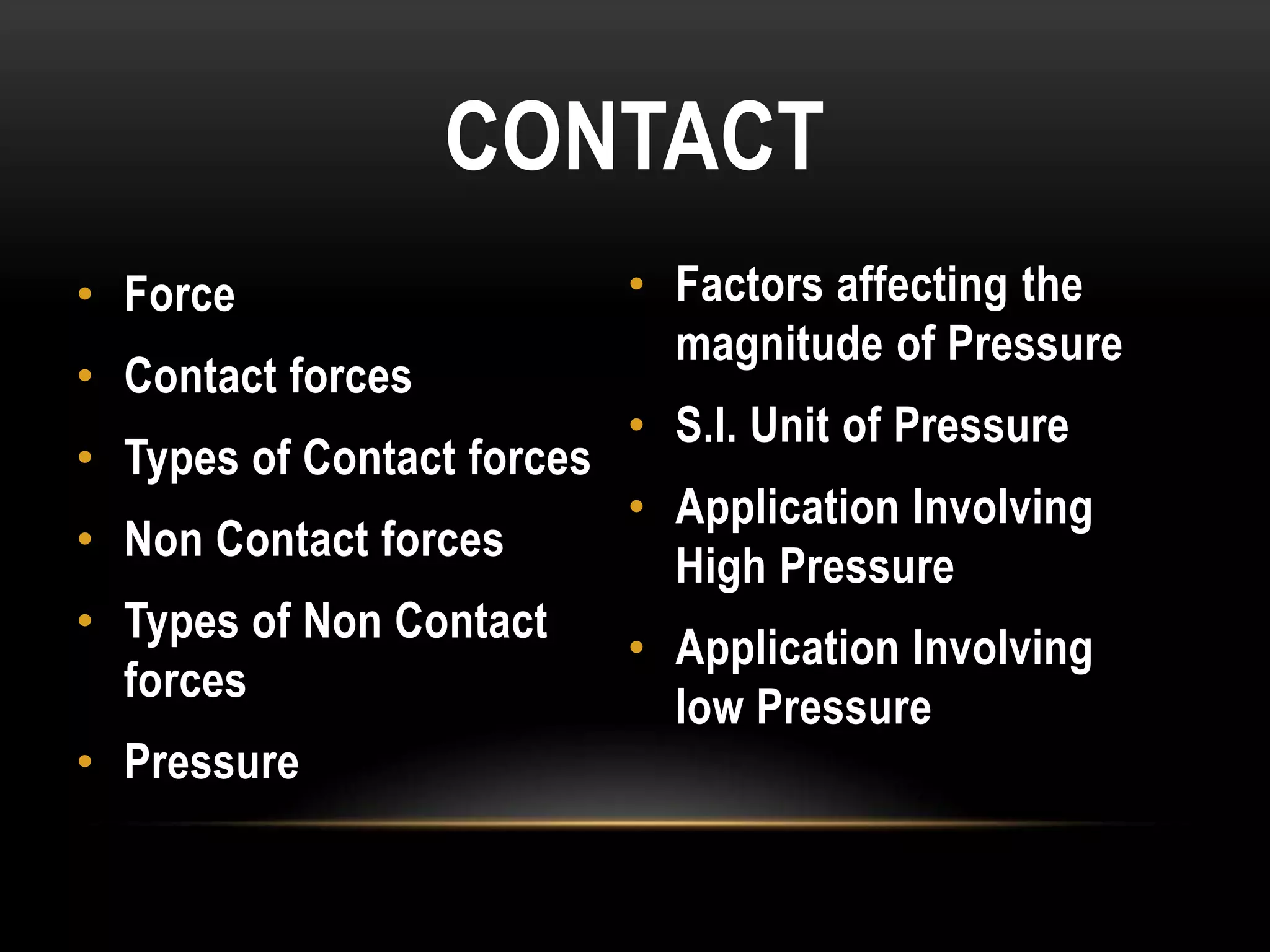 Force and pressure | PPTX