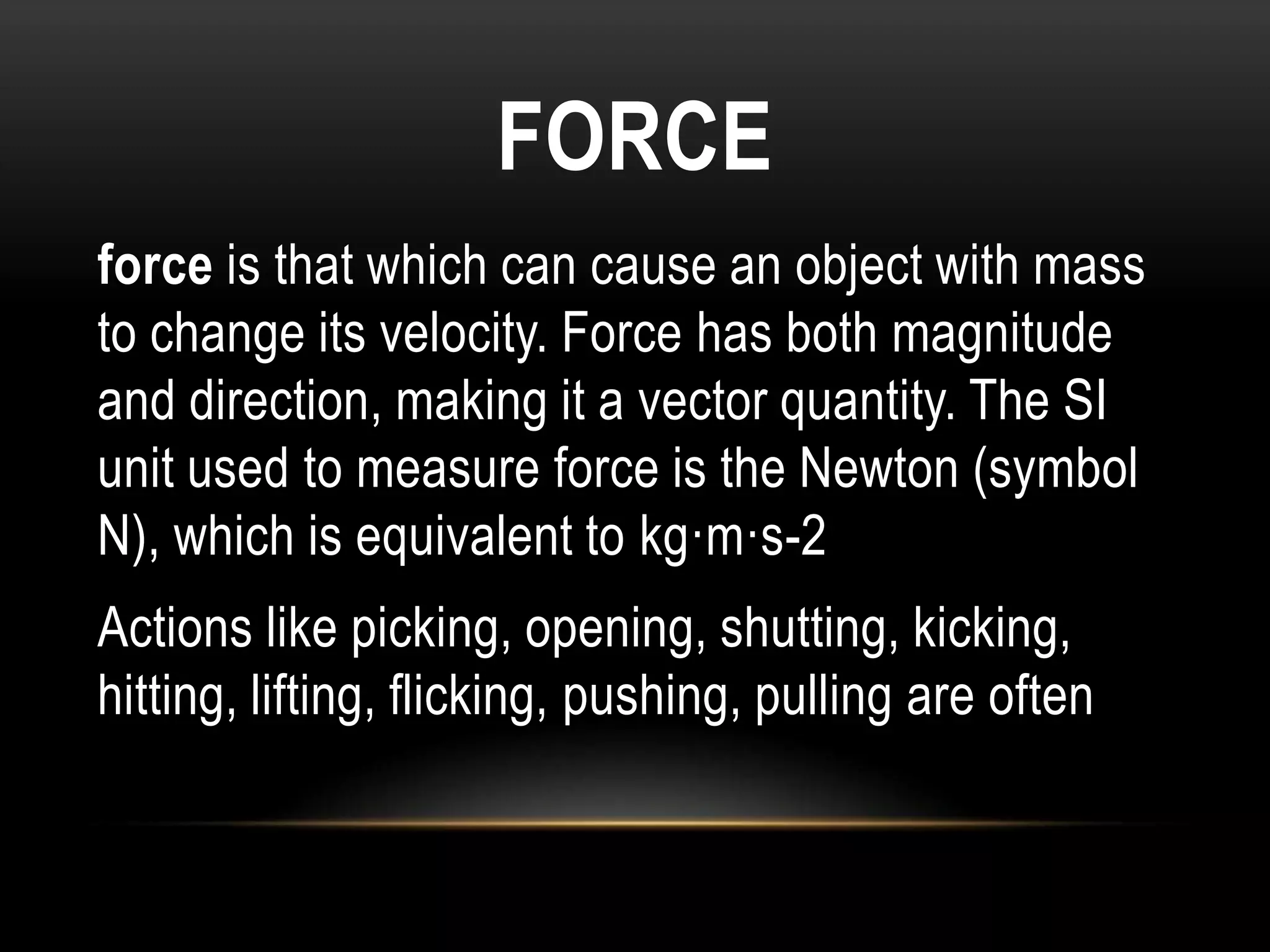Force and pressure | PPTX