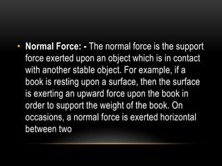 Force and pressure | PPTX