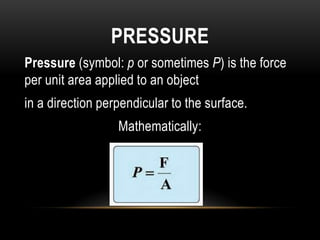 Force and pressure | PPTX