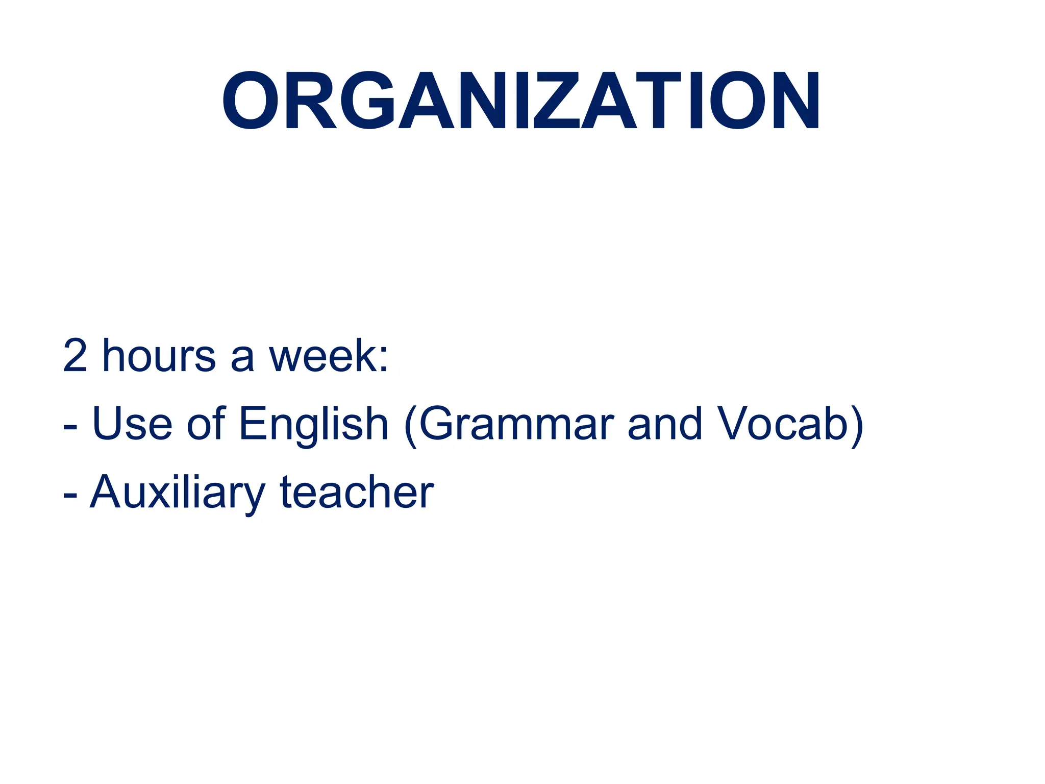 Presentation for your first day of English class | PPT