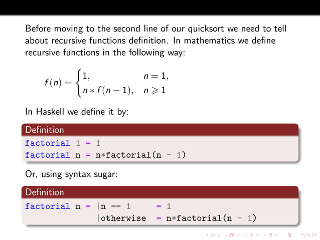 Functional Programming by Examples using Haskell | PPT