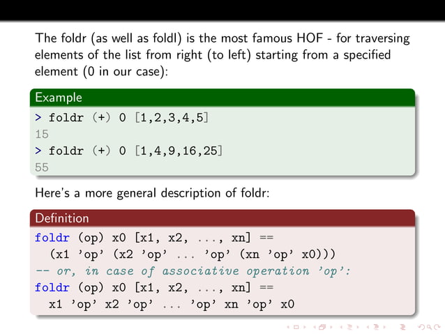 Functional Programming by Examples using Haskell | PPT