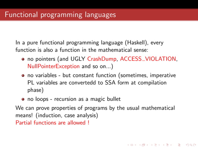 Functional Programming by Examples using Haskell | PPT