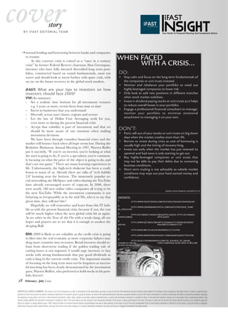 IFAST Insight- Learning from past Financial Crises | PDF