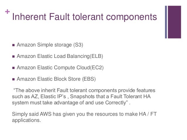 Aws Fault Tolerant Architecture
