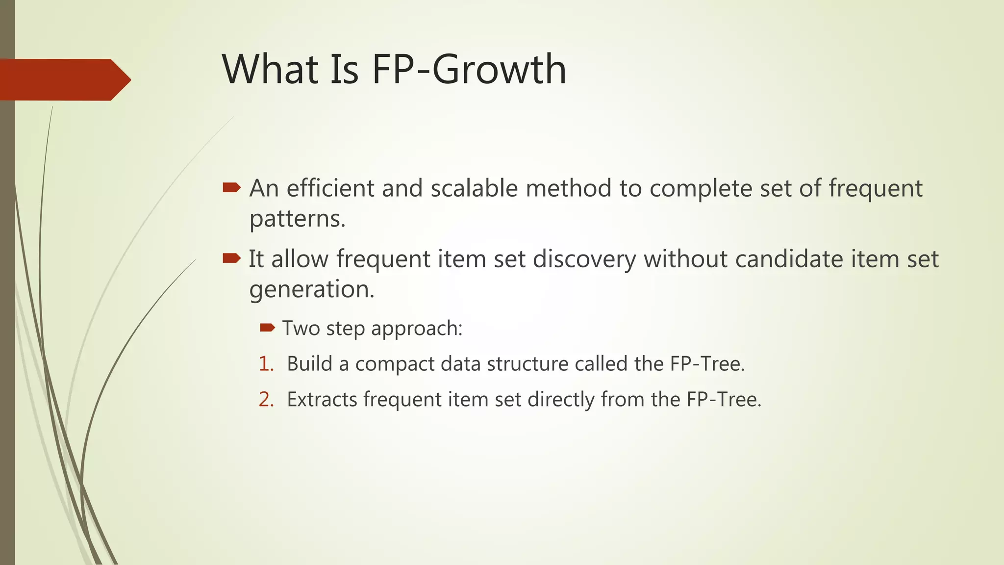 Fp growth | PPTX