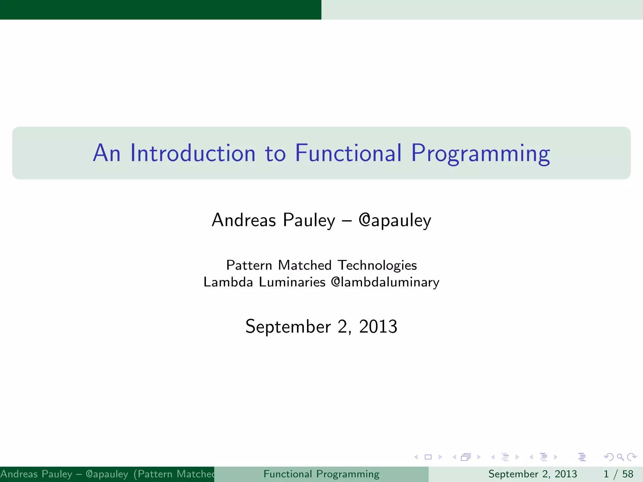 Introduction to Functional Programming | PDF