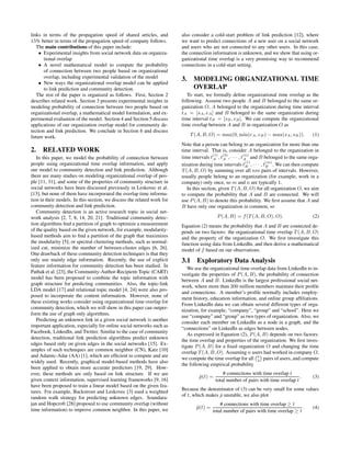 Organizational Overlap on Social Networks and its Applications | PDF