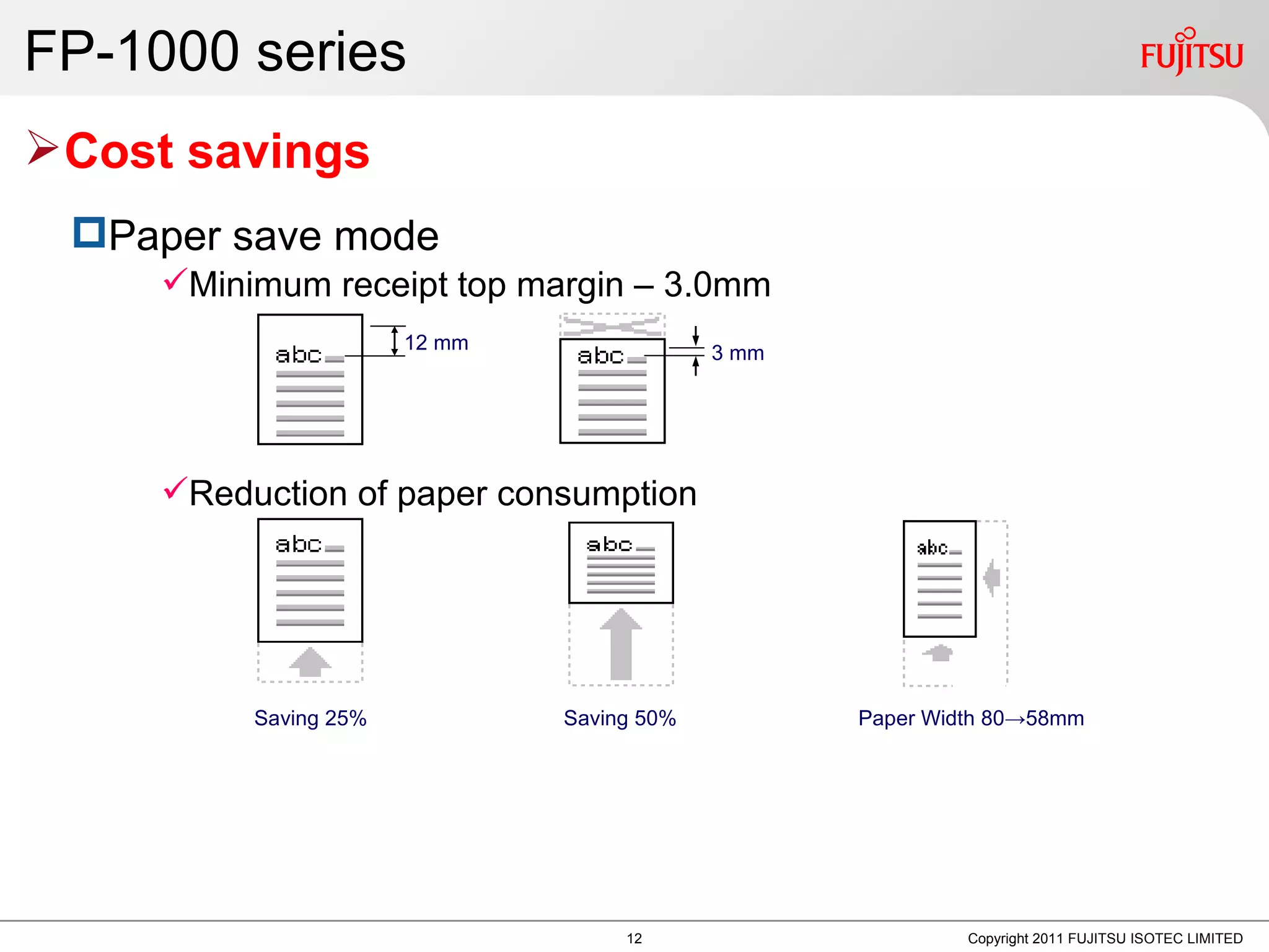 Fujitsu POS Printer: FP-1000 series | PPT