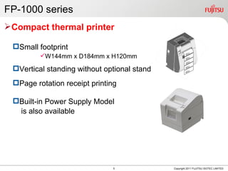 Fujitsu POS Printer: FP-1000 series | PPT