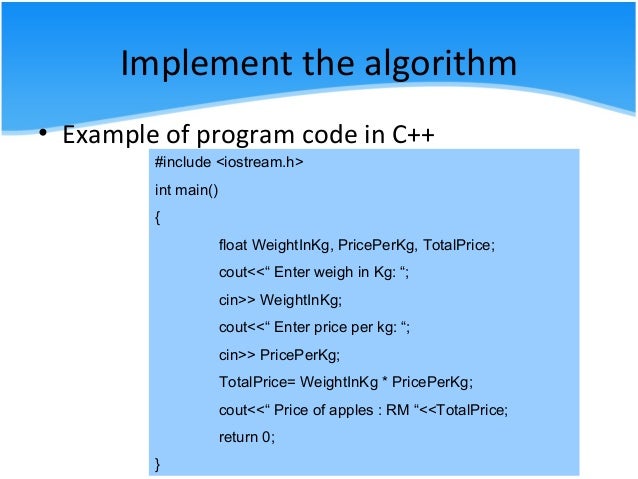 2.2 Demonstrate the understanding of Programming Life Cycle