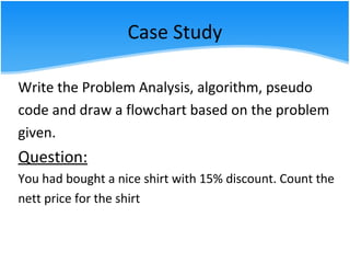 2.3 Apply the different types of algorithm to solve problem | PPT ...