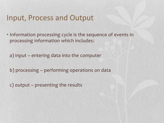 2.1 Understand problem solving concept | PPTX