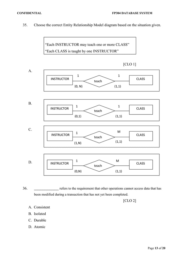 FINAL PAPER FP304 DATABASE SYSTEM | PDF