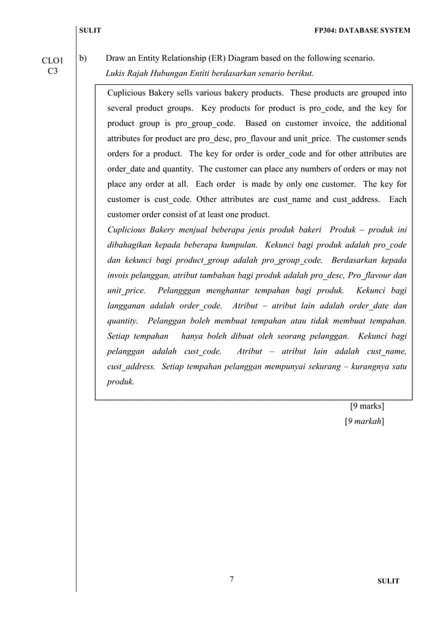 FP304 DATABASE SYSTEM FINAL PAPER | PDF | Databases | Computer Software and Applications