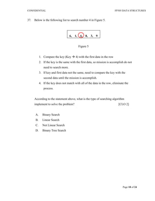 FP305 data structure PAPER FINAL SEM 3 | PDF