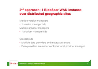 Progress on adapting BlobSeer to WAN scale | PDF | Databases | Computer Software and Applications