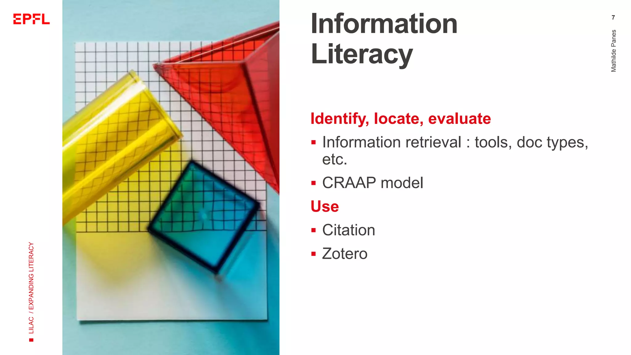 Expanding literacy from IL to copyright - Panes | PPT