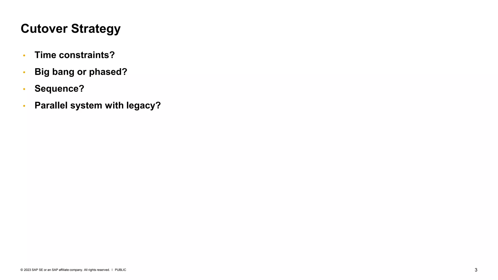 FP_45 Cutover Strategy.pptx | Business | Business and Finance