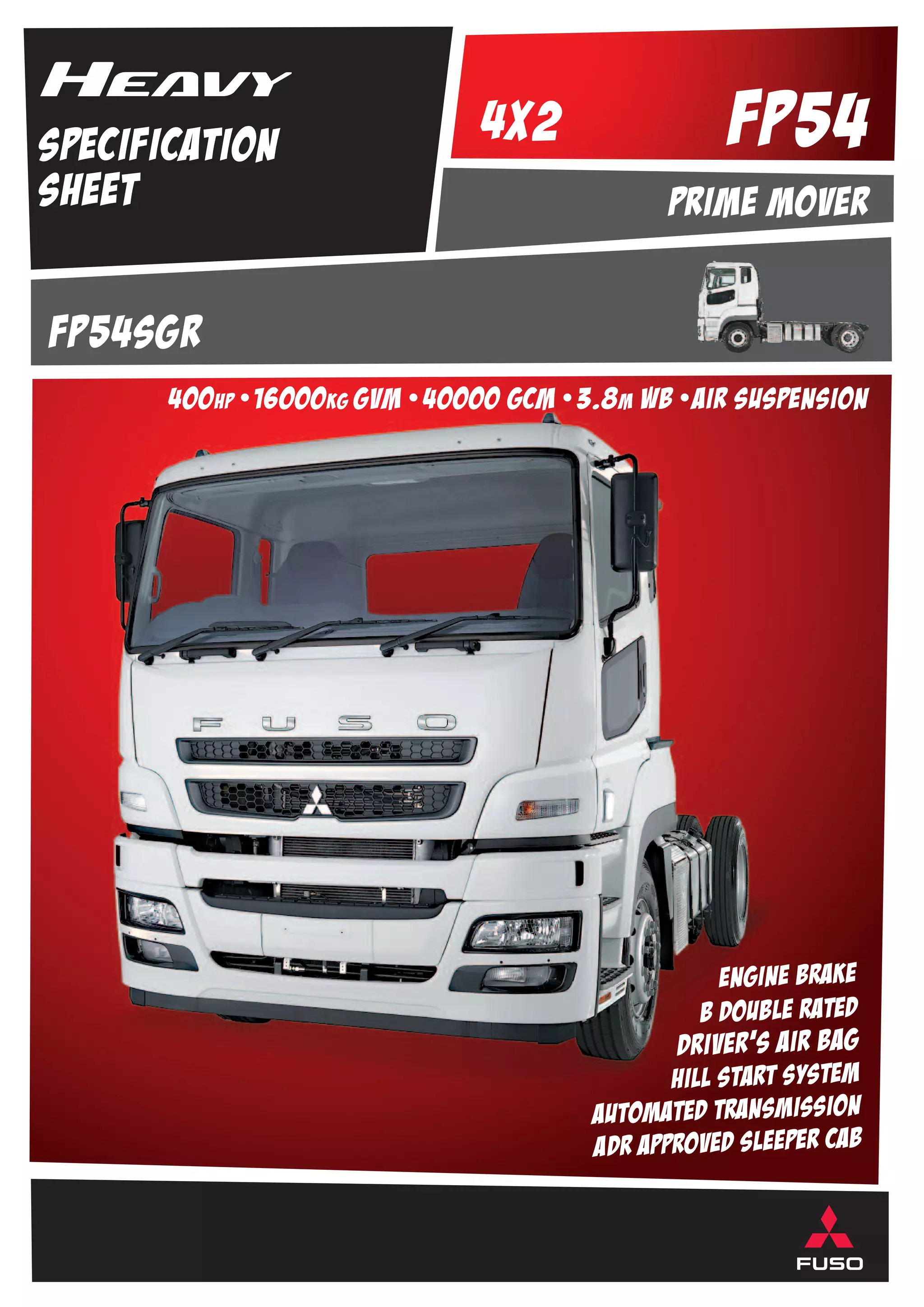 Fuso Trucks Australia - Fp54 | PDF