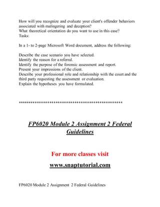 Fp6020 Effective Communication / snaptutorial.com