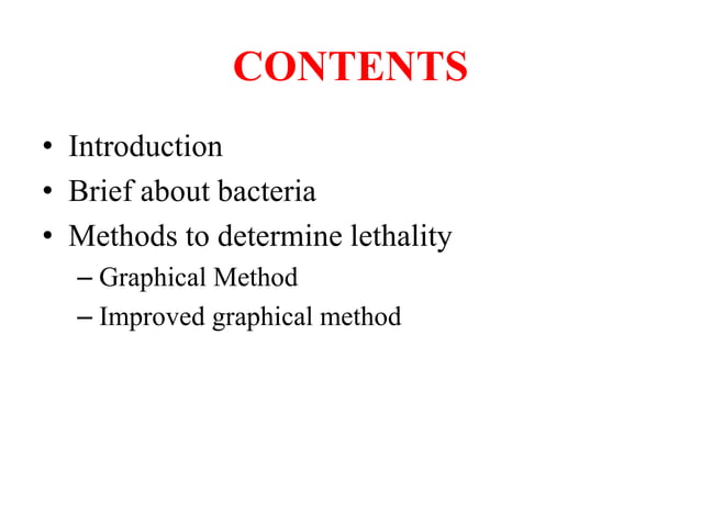FP6235 Ppt.pptx Improved General Method for lethality | PPT