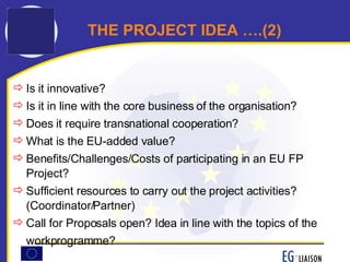 FP7 From Idea To Project (March 2007) | PPT