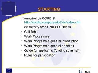 FP7 From Idea To Project (March 2007) | PPT